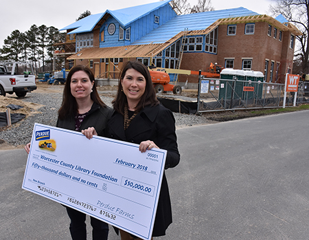 Perdue grant helps fund new Maryland public library