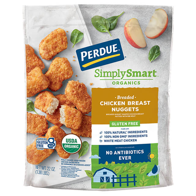 PERDUE® SIMPLY SMART® ORGANICS Breaded Chicken Breast Nuggets Gluten ...