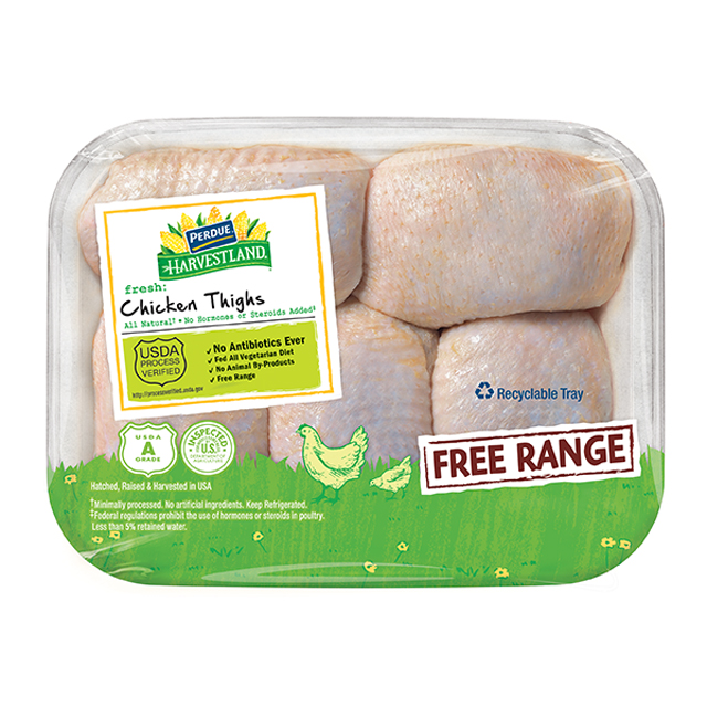 PERDUE® HARVESTLAND® Free Range Chicken Thighs